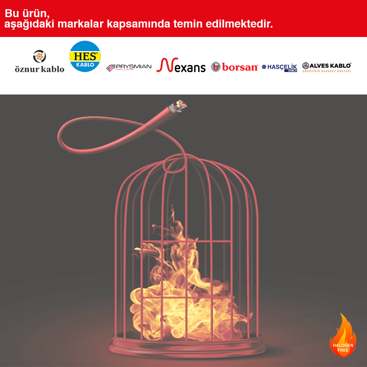 5x4mm² NHXMH Kablo (1 Metre)_EFHJSX16 - - Halojensiz Kablolar